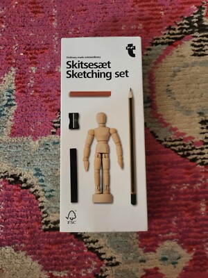 Partial set Skitsesaet Sketching Set anatonimcal set mini drawing art ...