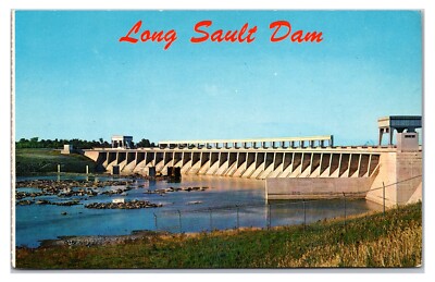 Vintage 1970s- Long Sault Dam, St. Lawrence River, New York Postcard ...