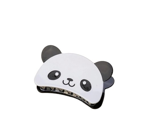 NEW Sweet Panda Bear Hair Claw Hair Clip Hair Accessory Black White ...