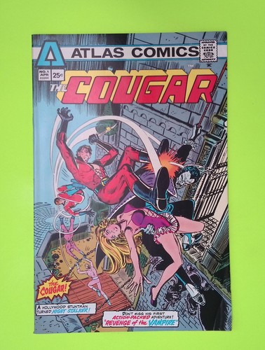 Cougar #1 1975 Atlas / Seaboard Mid Grade Comic Book A74-63 | eBay