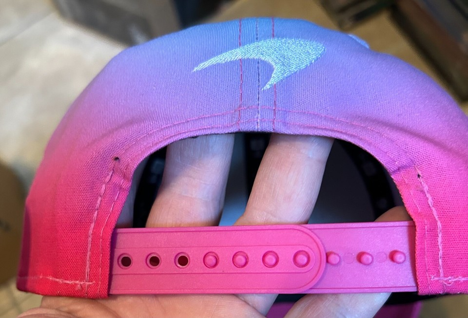 McLaren F1 Formula 1 Pink Blue Tie Dye Rocket League New Era 9Forty Hat ...