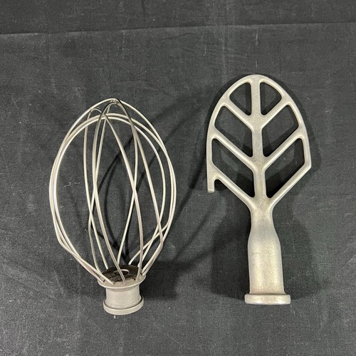 Kitchen Aid Mixer Attachment Wire Whisk And Flat Beater | eBay
