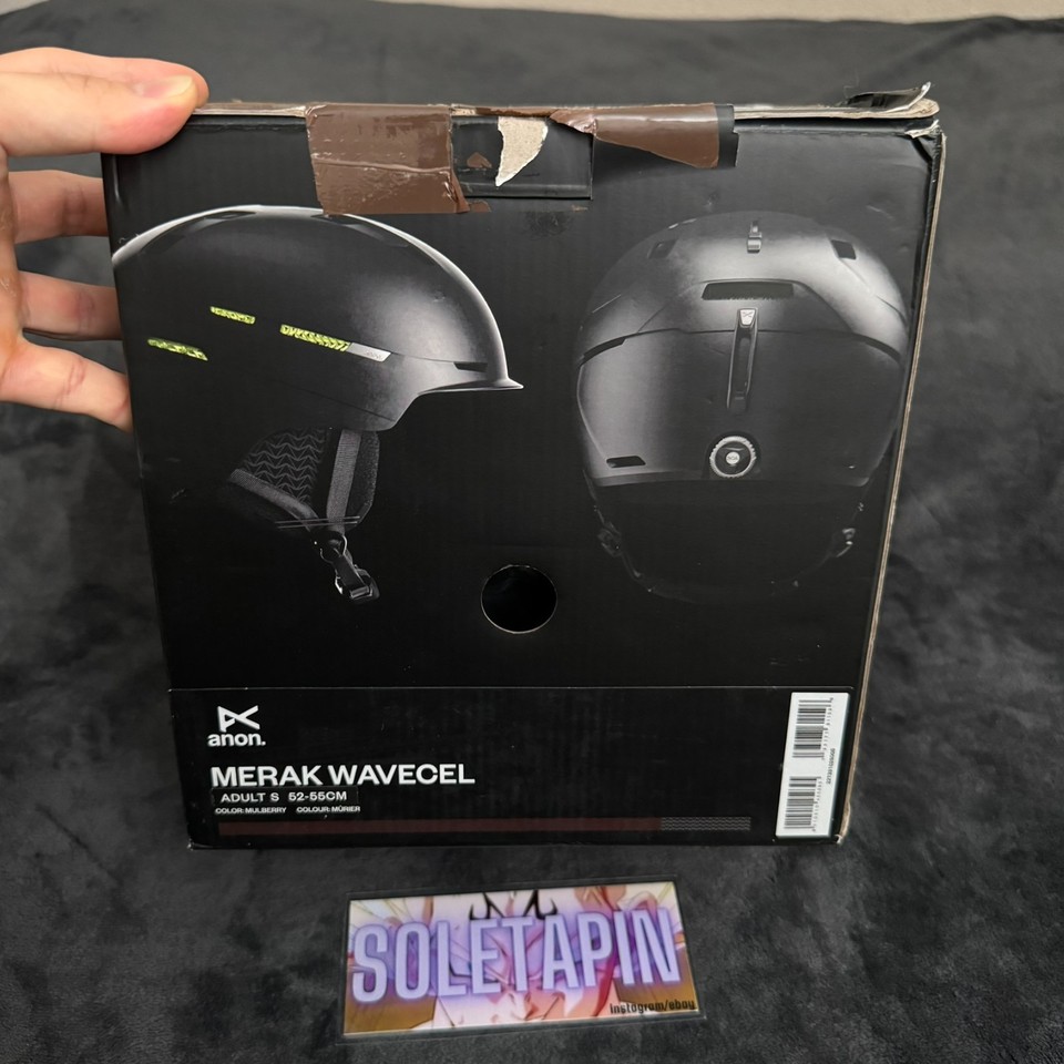 *NEW* Anon Merak WaveCel Helmet, Mulberry, Adult Small | eBay