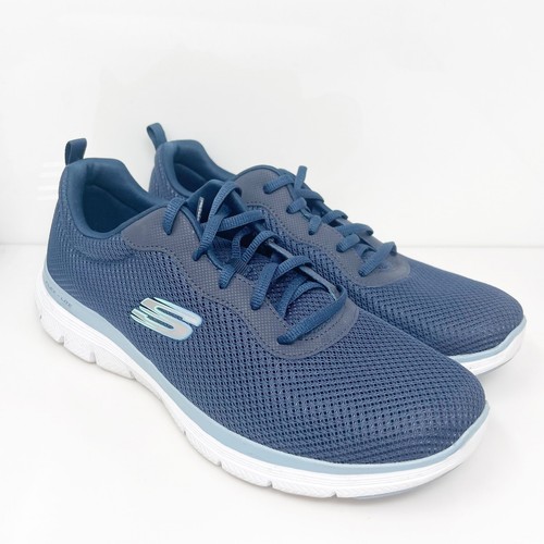 Skechers Womens Flex Appeal 4.0 149303 Blue Running Shoes Sneakers Size ...