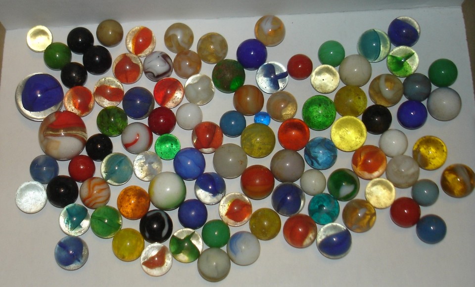 😎250 Vintage Collectors Marbles-Different Makers-VG+ Mint Great Lot ...