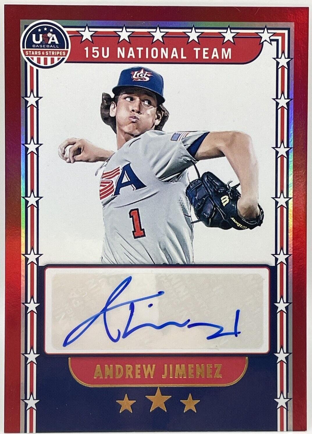 2024 Panini Stars and Stripes - 15u National Team Signatures Andrew ...