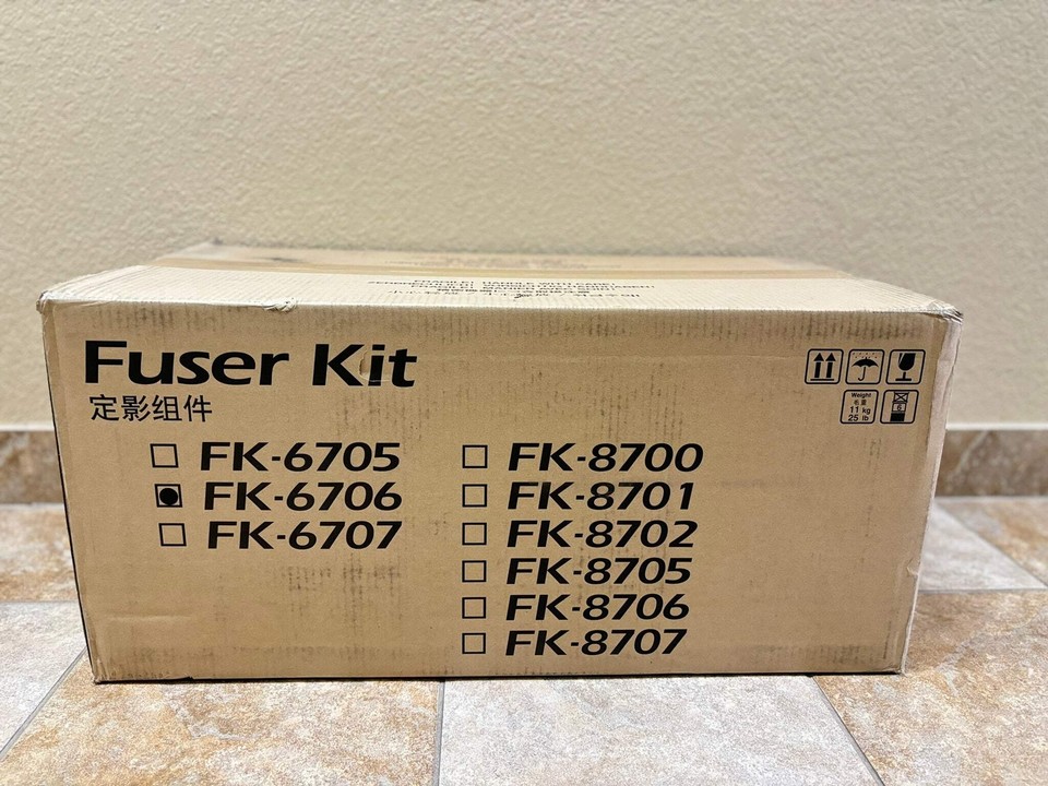 OEM Kyocera/Copystar Taskalfa 6500i, 8000i Fuser Kit FK-6706, FK6706 ...