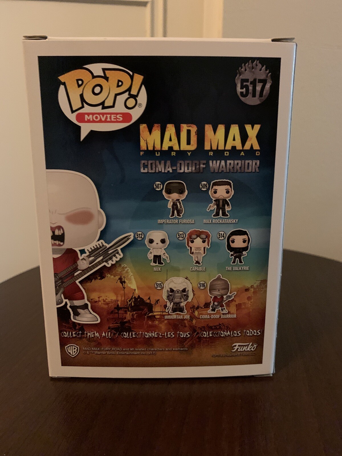 Target Exclusive Mad Max Fury Road Coma Doof Warrior Funko Pop #517 ...