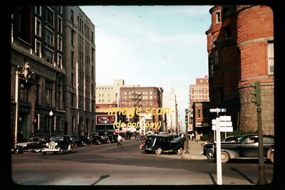 Dallas, Texas, Street Scene & Cars in early 1940s, 35mm Slide n16a | eBay