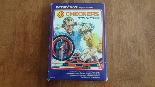 INTELLIVISION CHECKERS For Color T.V. Viewing Only BOXED Rare | eBay
