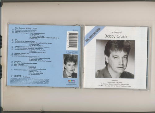 (-0-) Bobby Crush : The Best Of Bobby Crush CD 2000 NEAR MINT UK ...