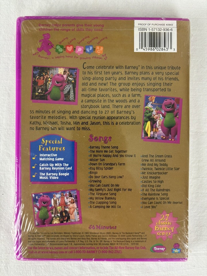 Barney - Sing and Dance With Barney (DVD, 2004)-NEW Video Sealed ...