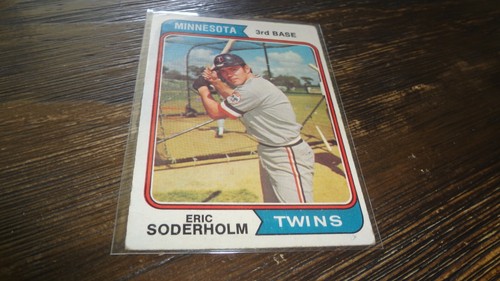 1974 TOPPS # 503 ERIC SODERHOLM BASEBALL CARD | eBay