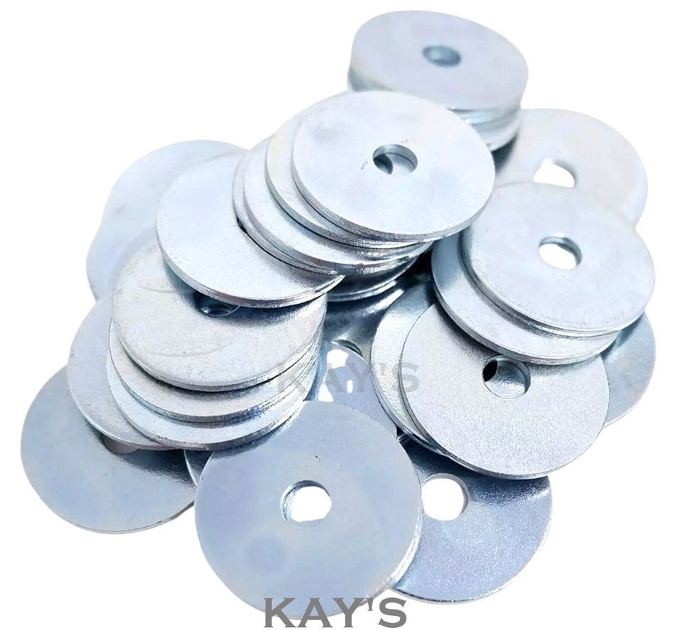 M5 M6 M8 M10 M12 PENNY REPAIR WASHERS STEEL FOR BOLTS & SCREWS ZINC ...
