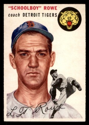 1954 Topps Baseball #197 Schoolboy Rowe NM/MT *l1 | eBay