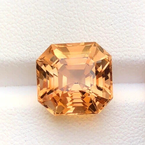 Natural Brown Transparent Topaz Ring Size Cut Stone 12.30 Carats Piece ...