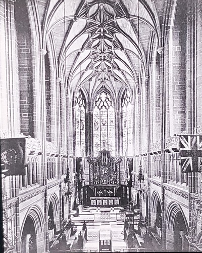 Lady Chapel, Liverpool Cathedral, England, Magic Lantern Glass Slide | eBay