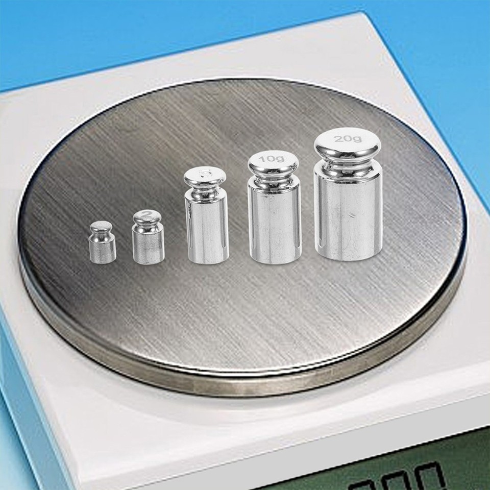 10pcs Steel Calibration Weights For Digital Scale Gram Weight Lab ...
