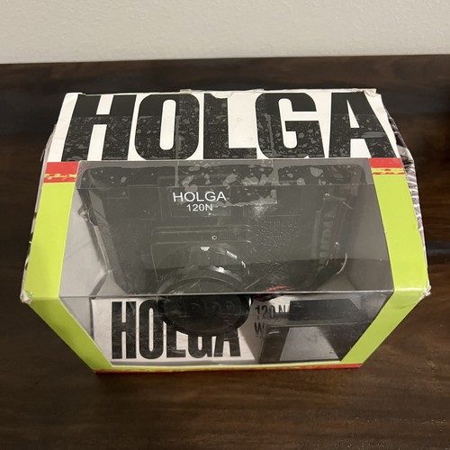 Holga 120N Medium Format Film Camera Black 120mm w/ Box & Accessories ...
