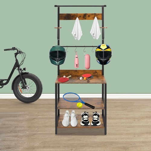 Motorcycle Helmet Holder, Freestanding Motorcycle Helmet Rack with 8 ...