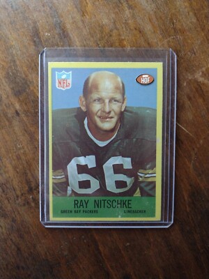 1967 Philadelphia #79 Ray Nitschke Green Bay Packers HOF Read Exmt | eBay