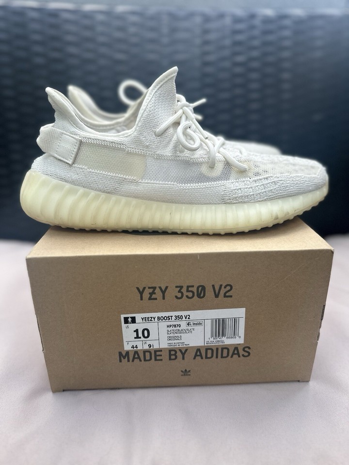 Adidas Yeezy Boost 350 V2 Cloud White RF Reflective SZ 10-FW5317 LEFT ...
