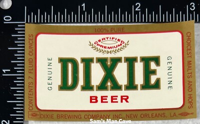 Dixie Beer Label- LOUISANA | eBay
