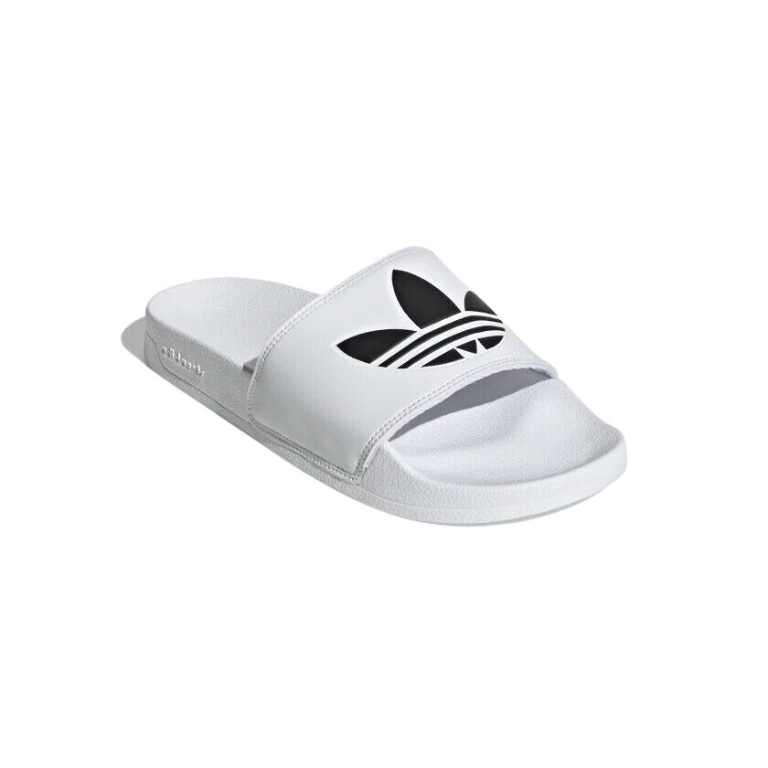 Adidas Adilette Lite Slide Men's Sandal Size 10 - White FU8297 for sale ...