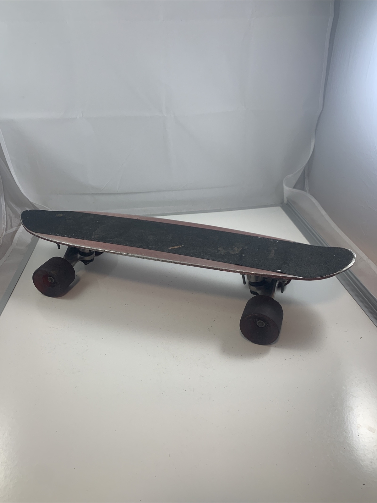 Skateboard 1970’s Aluminum Deck Tracker Trucks Road Rider 4 Wheels VTG ...