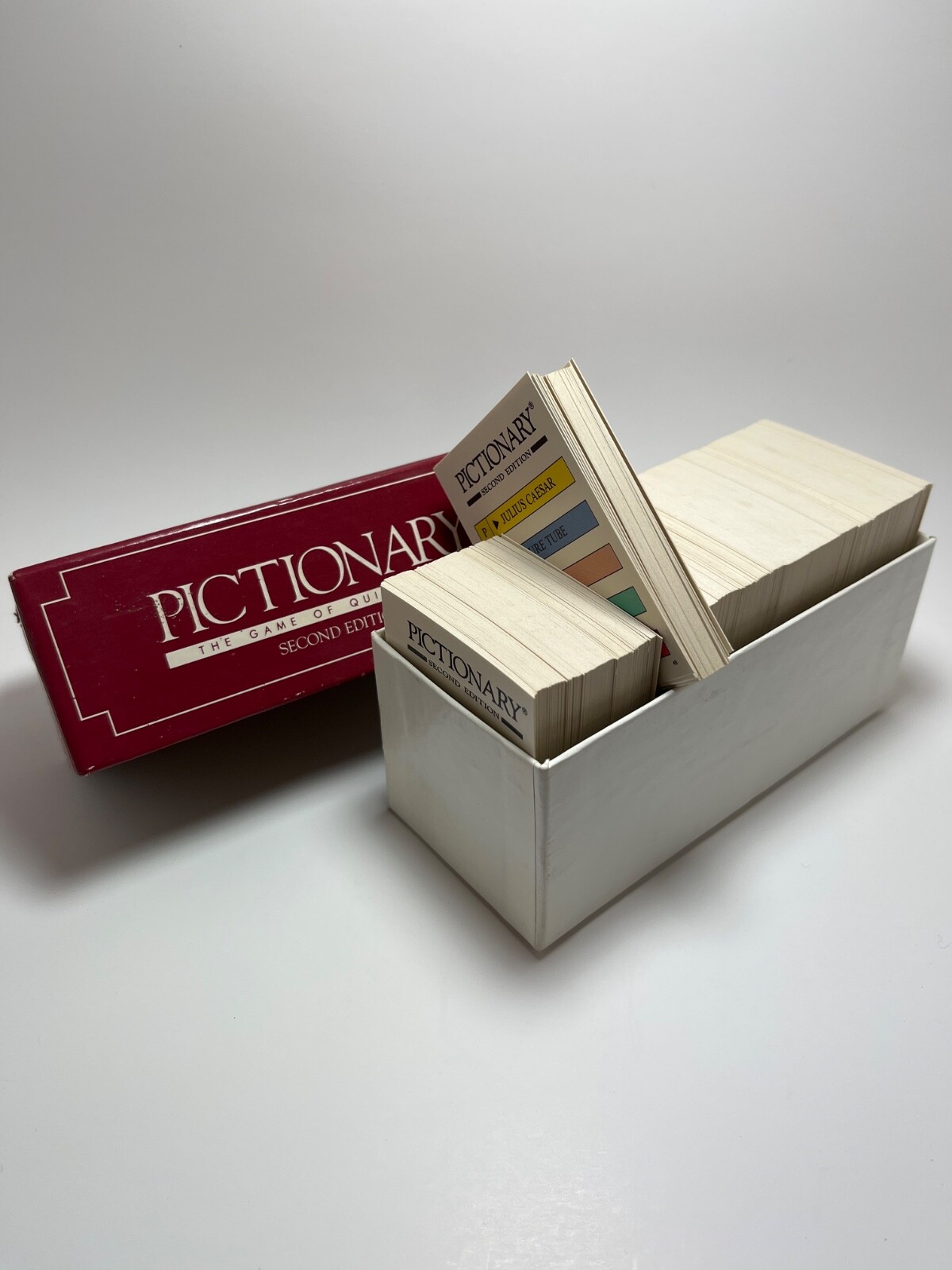 Pictionary Game Second Edition Card Set Box No 133 Vintage 1987 Travel ...