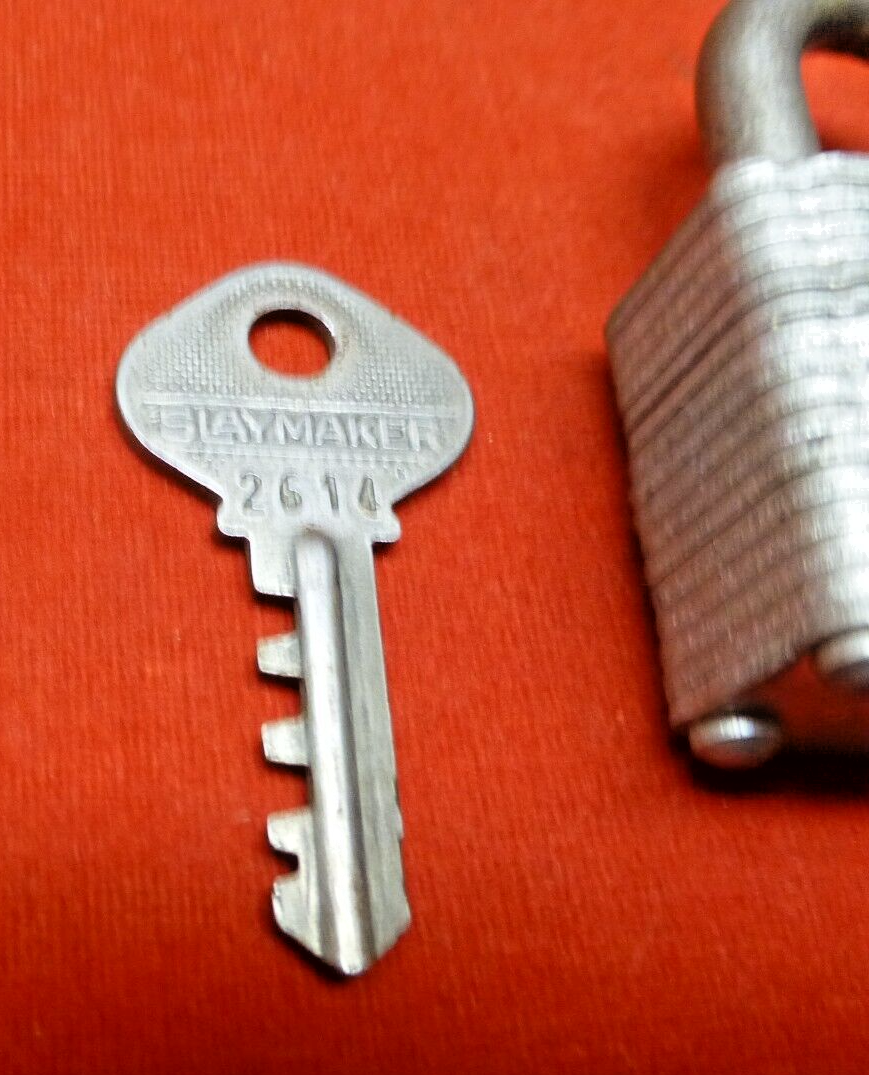 Vintage Antique Slaymaker Padlock Lock with 2 Keys MADE IN USA | eBay