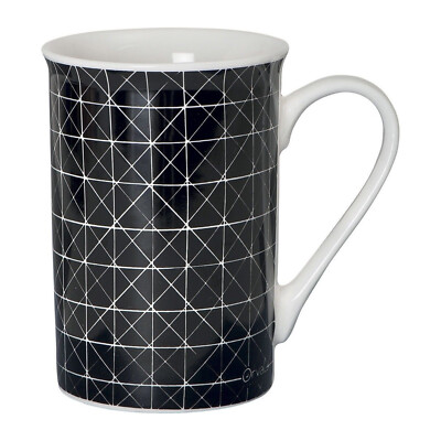 Coffee Cup 270ml Mug Tea Black Geometric Retro Print Graphiques Orval ...