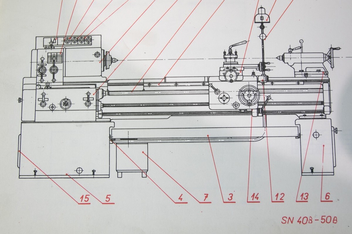 Share 187+ lathe machine drawing super hot - nanoginkgobiloba.vn
