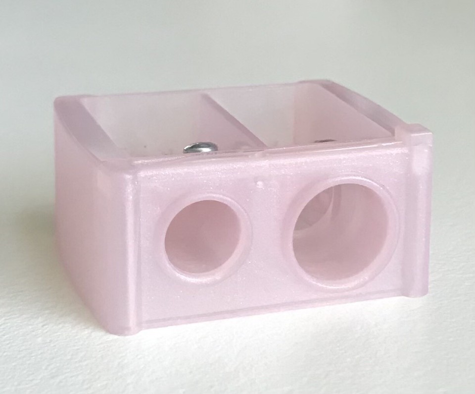 New No Box Mary Kay Dual Pink Sharpener For Large & Skinny Pencils ...