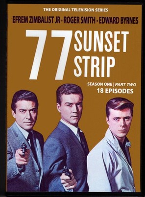 77 SUNSET STRIP (1959) Season 1 / Part 2 / 18 Episodes on 4 Extended ...