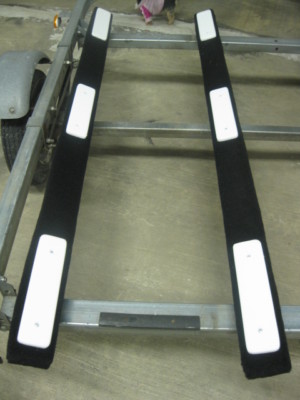 6 pc Jetski Trailer Bunk Slicks Kit PLASTIC EZ Slide Poly Glide PWC ...