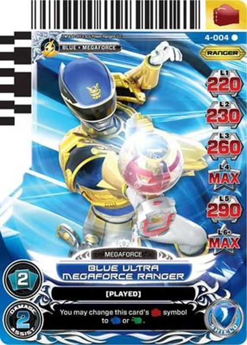 Power Rangers Megaforce Cards