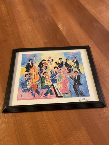 JEAN CLAUDE PICOT PRINT - "ORCHESTRA" - MUSICAL SCENE ART -FRAMED | eBay