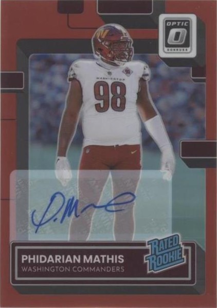 2022 Panini Donruss Optic - Rated Rookie Red Prizm Autographs #268 ...