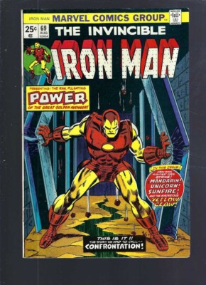 IRON MAN 69 VF+ 8.5 - 1968 SERIES - BRONZE AGE MARVEL COMICS | eBay ...