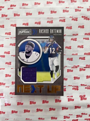 2021 Panini Playbook Football Rashod Bateman Next Up Insert NXT-RBA | eBay
