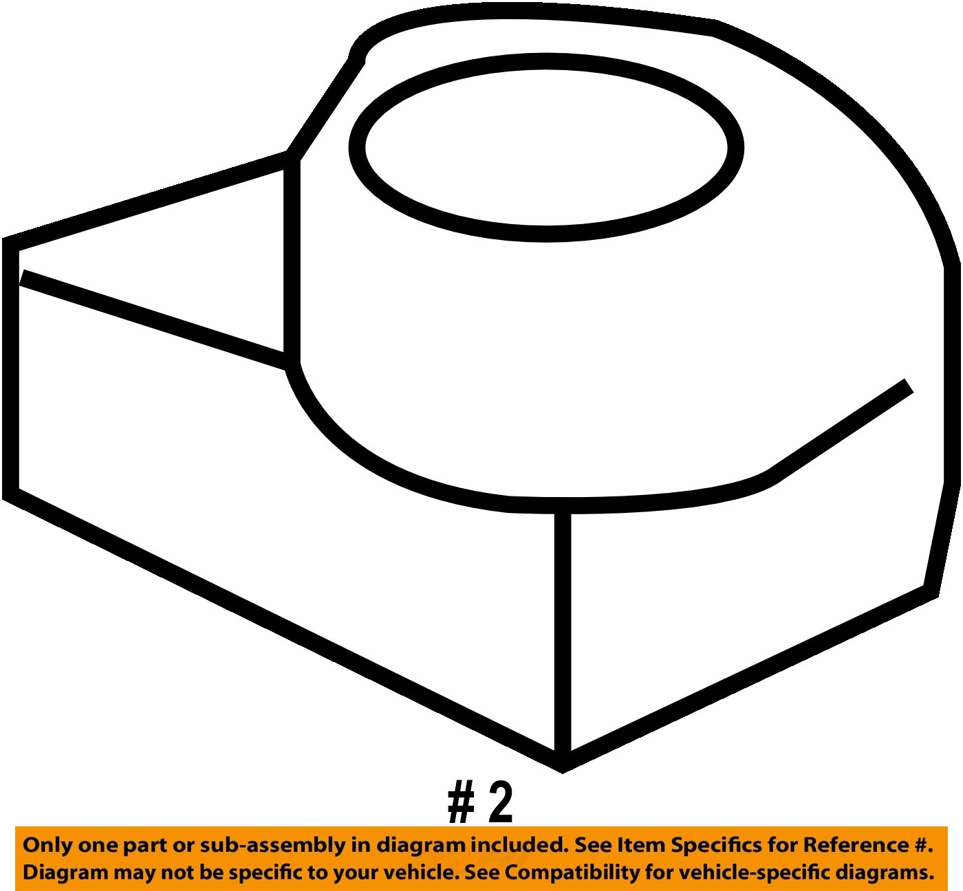 Ford OEM Turbocharger Intercooler Insulator CV6Z8125A Image 2 for sale ...