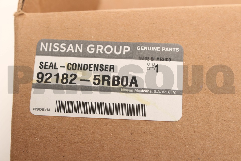 921825RB0A Genuine Nissan SEAL CONDENSER 92182-5RB0A | eBay