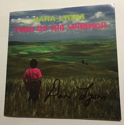 DANA LYONS Turn Of The Wrench CD album 1992 signed autographed (cows ...