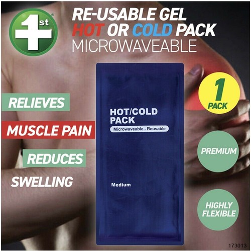 Hot and Cold Pack Reusable Microwaveable Heat Ice Gel Pack First Aid ...