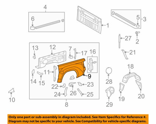 65817-0C080 Toyota Panel, rear body side, lh 658170C080, New Genuine ...
