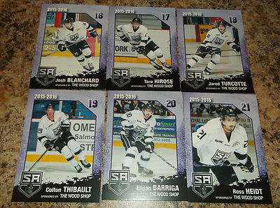 2015-16 JARED TURCOTTE SALMON ARM SILVERBACKS BCHL BCJHL SINGLE PLAYER ...