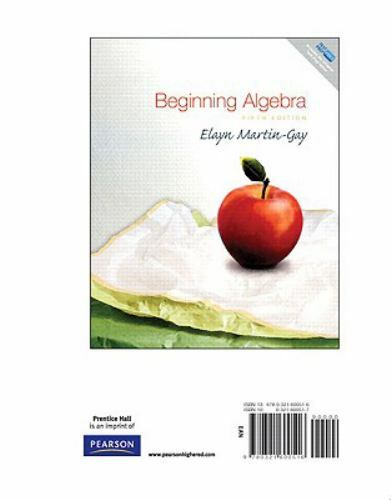 Beginning Algebra, Books a la Carte Edition by Elayn Martin-Gay ...