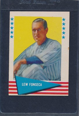 1961 Fleer Greats #027 Lew Fonseca EX/MT 61F27-20916-3 | eBay