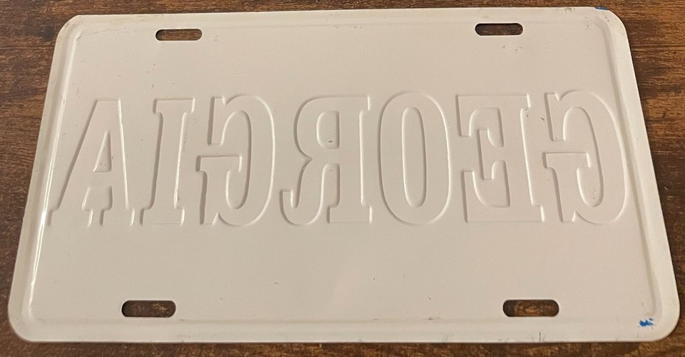 Vintage Georgia Booster License Plate | eBay